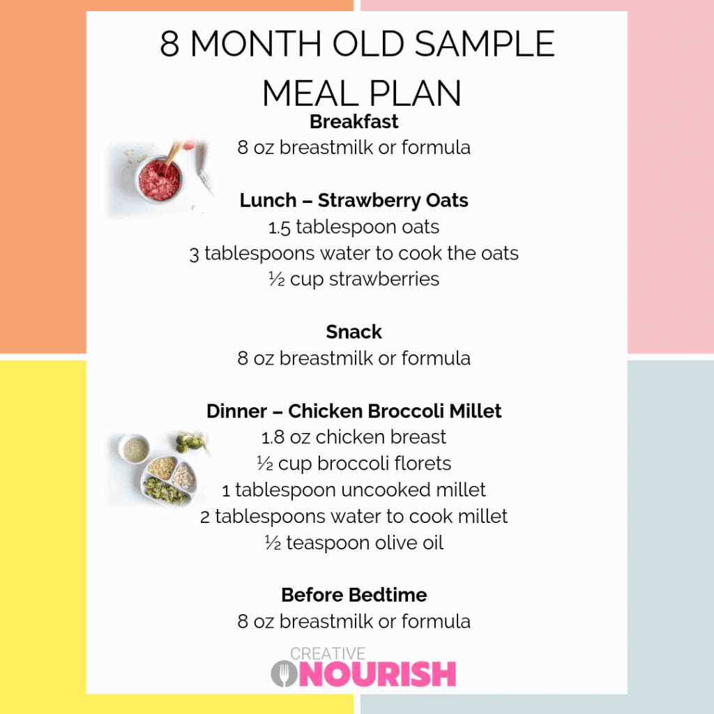 8 Month Old Meal Plan Nutritionist Approved Creative Nourish 8 Month Old Meal Plan Nutritionist Approved Creative Nourish