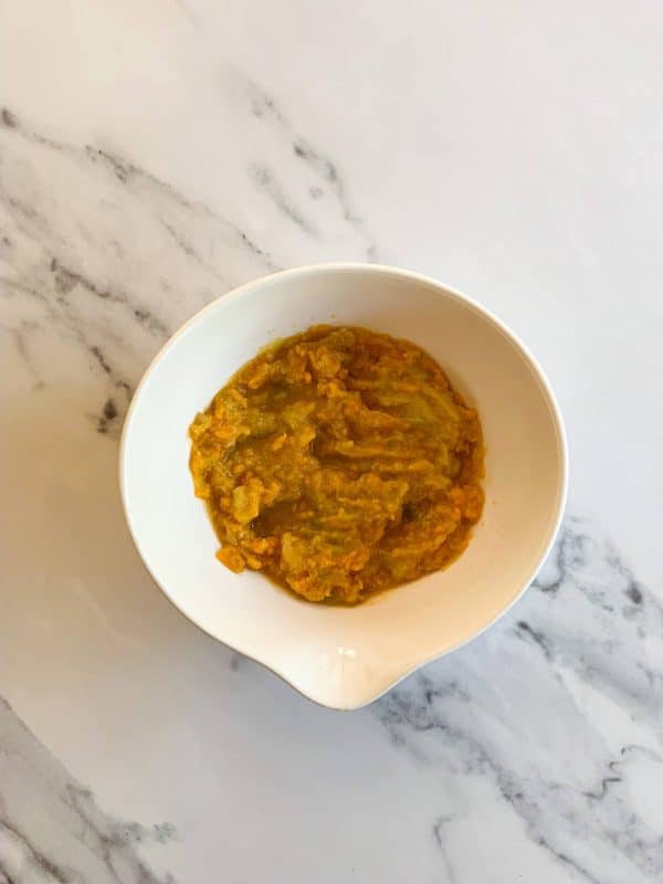 How To Make Zucchini Sweet Potato Puree for Baby - Creative Nourish