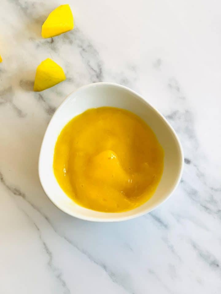 Baby Mango Puree - Creative Nourish