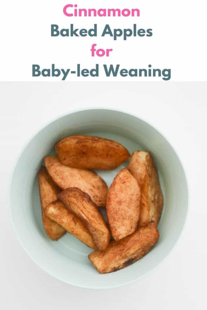 Baked Apples for Baby-led Weaning - Creative Nourish
