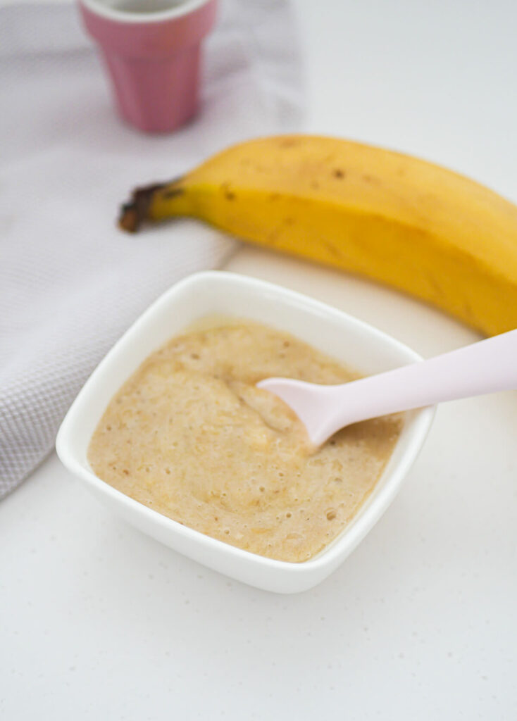 Banana Puree for Baby Food - Creative Nourish