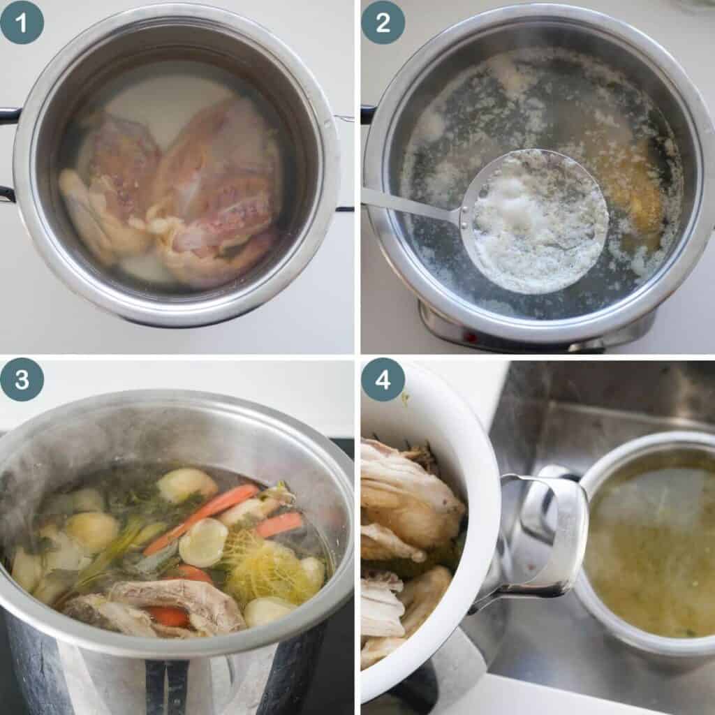 Best Clear Chicken Soup (broth recipe) - Creative Nourish