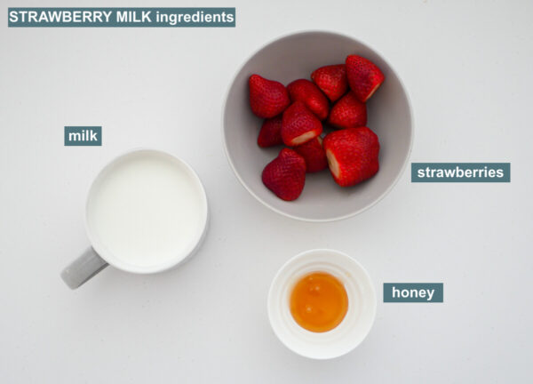 Best Strawberry Milk (2 ways) - Creative Nourish