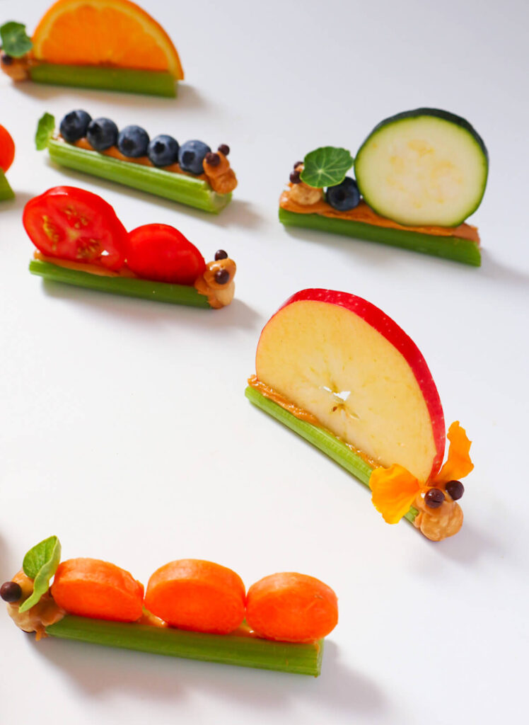 Ants on a log for kids - Creative Nourish